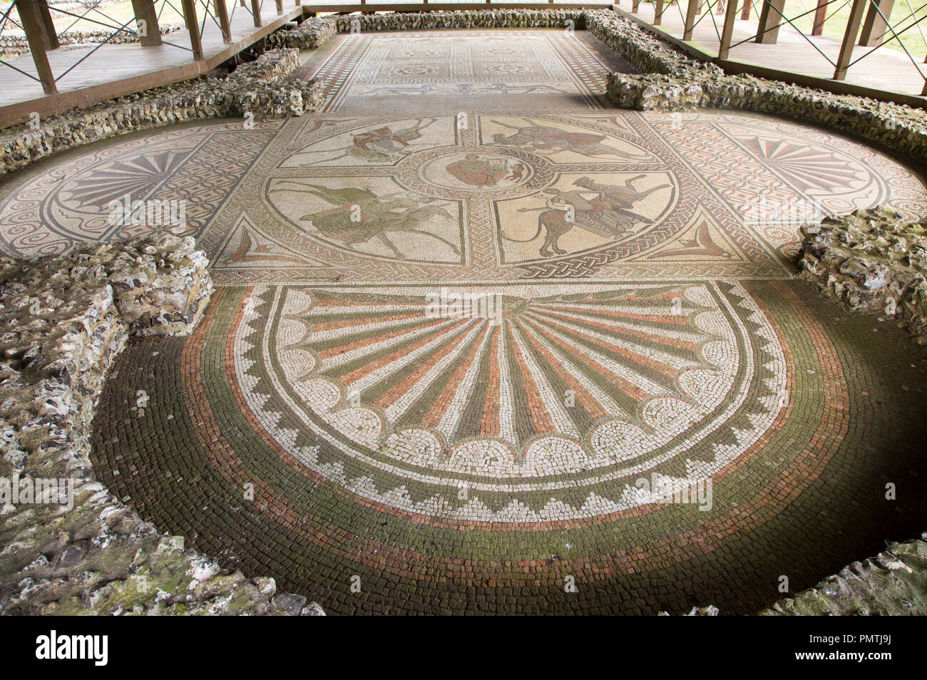 Roman mosaic britain hi-res stock photography and images - Alamy
