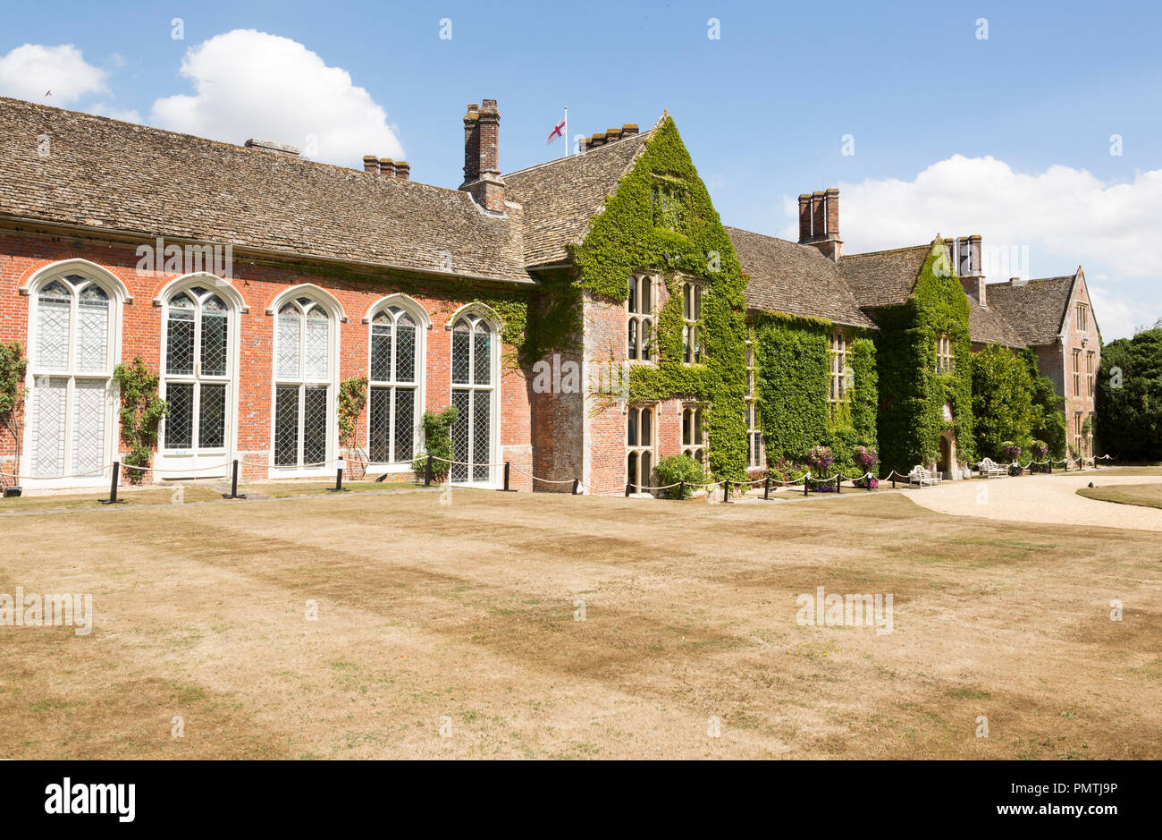 Frontage and entrance to Littlecote House Hotel, Hungerford, Berkshire ...