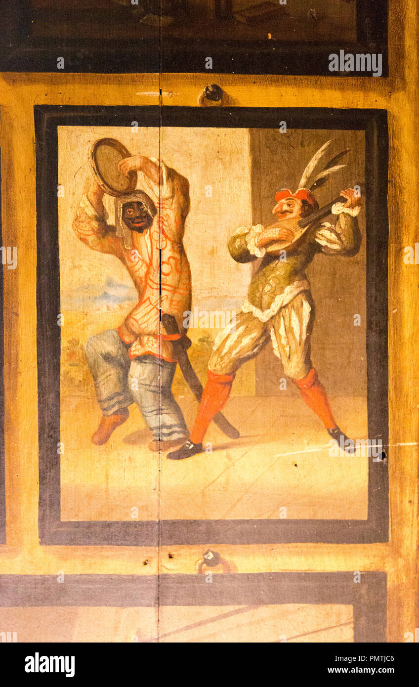 Painted panels The Dutch Parlour, Littlecote House Hotel, Hungerford ...