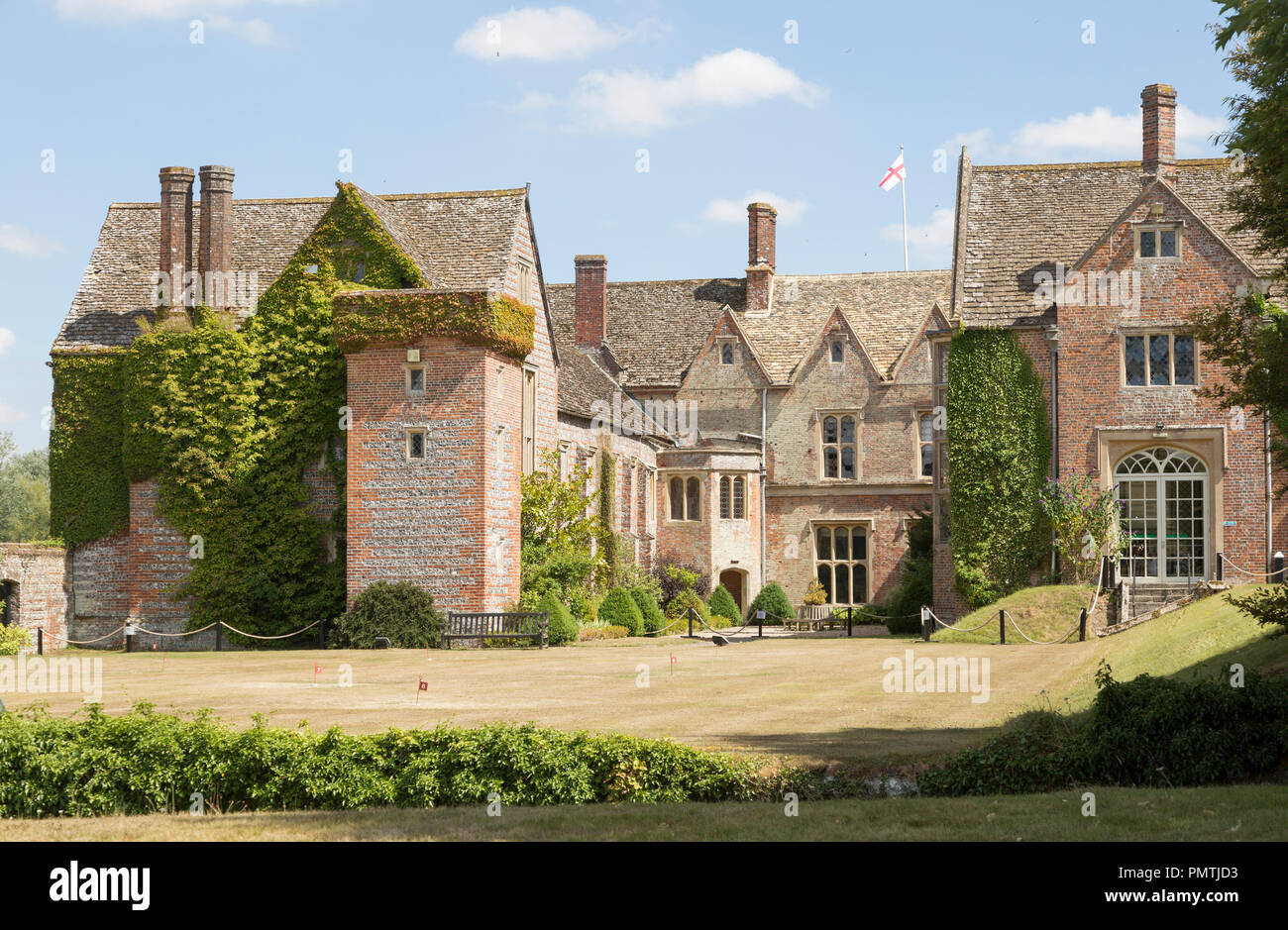 West wing of Littlecote House Hotel, Hungerford, Berkshire, England, UK ...