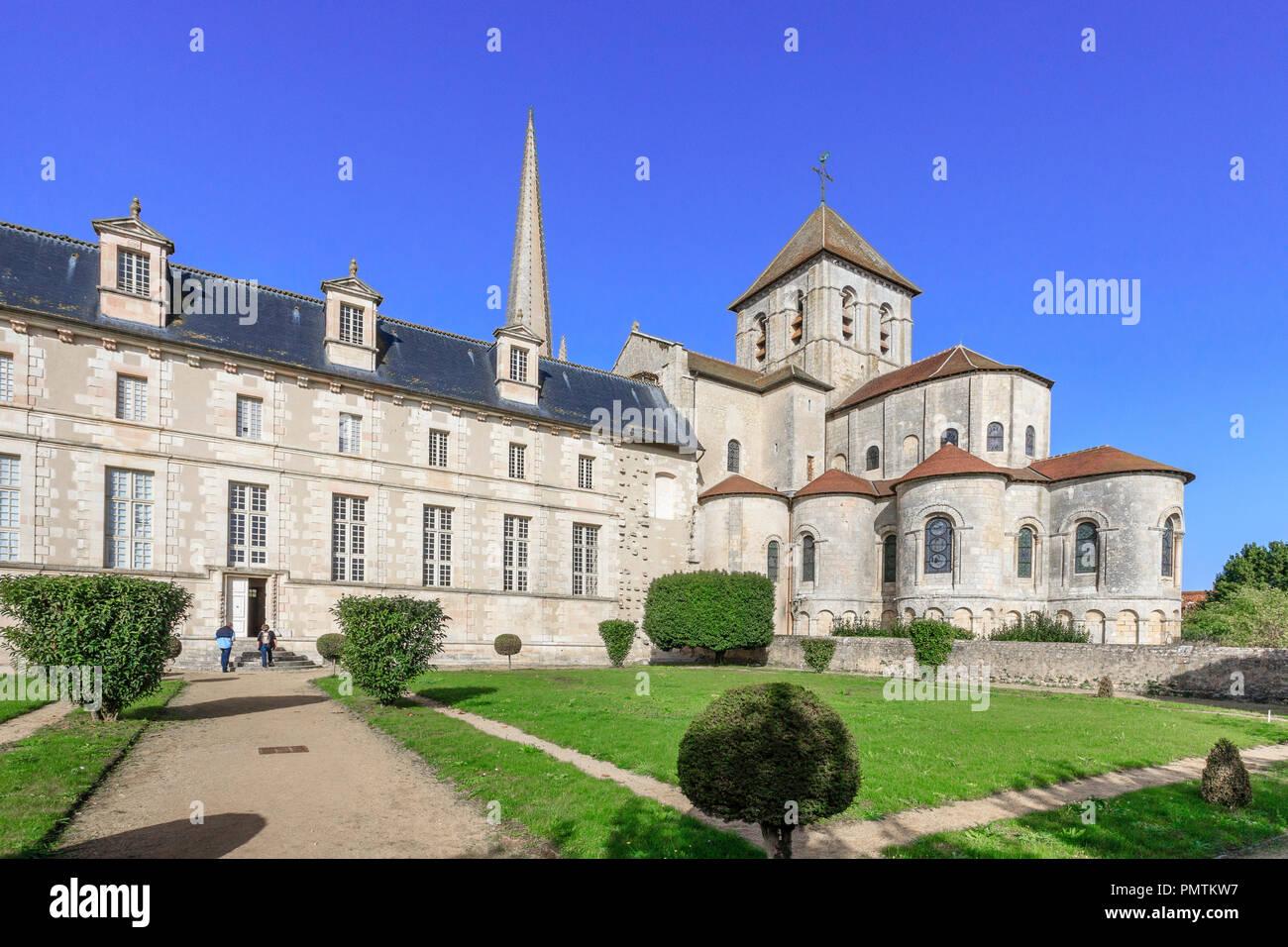 France, Vienne, Saint-Savin-sur-Gartempe, Saint Savin abbey // France ...