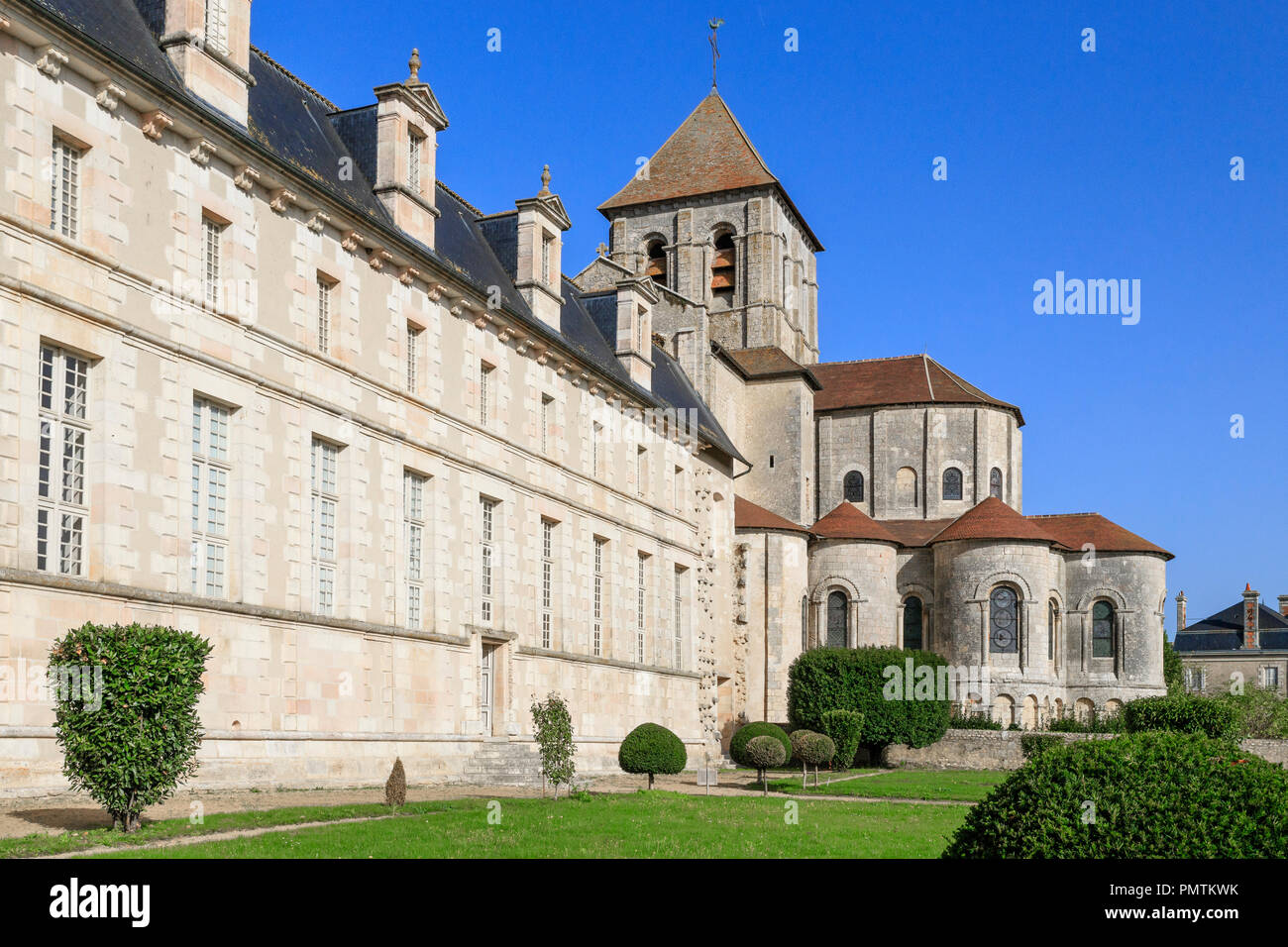 Abbey saint savin sur gartempe vienne hi-res stock photography and ...