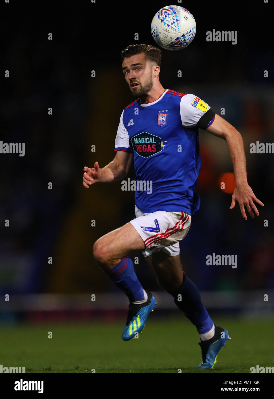 Ipswich, UK. 18th Sep 2018. Gwion Edwards of Ipswich Town - Ipswich ...