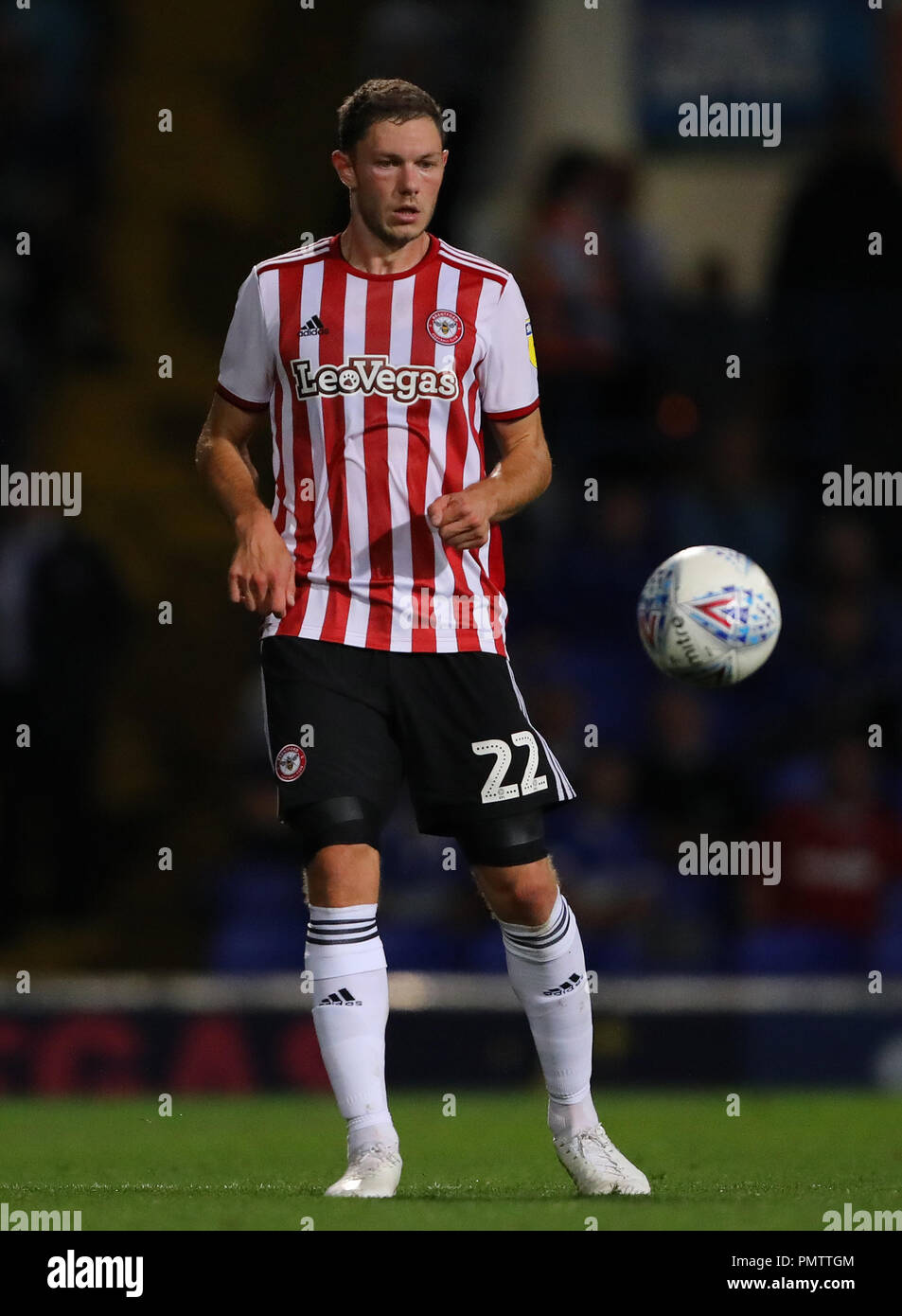 Ipswich, UK. 18th Sep 2018. Henrik Dalsgaard of Brentford - Ipswich ...