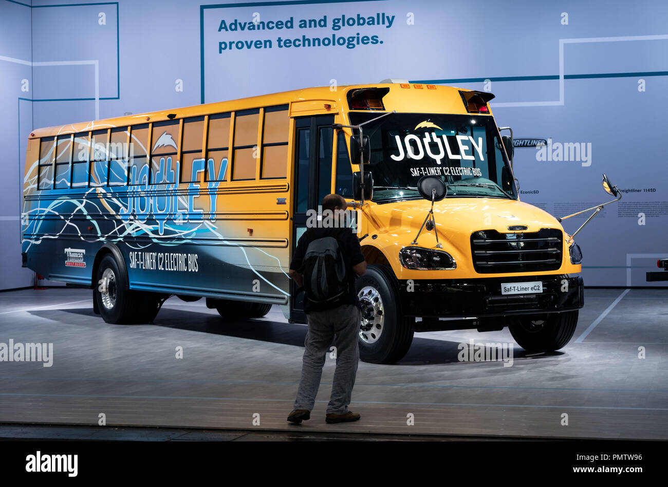 Worlds Largest School Bus Hannover March 10 School Bus On Stock Photo