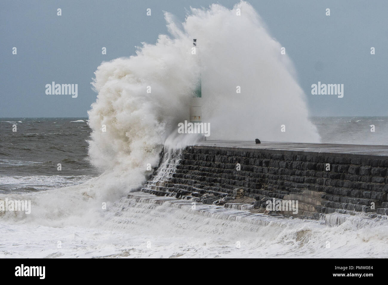 Aberystwyth Wales UK, Wednesday 19 September 2018 UK Weather: Huge ...