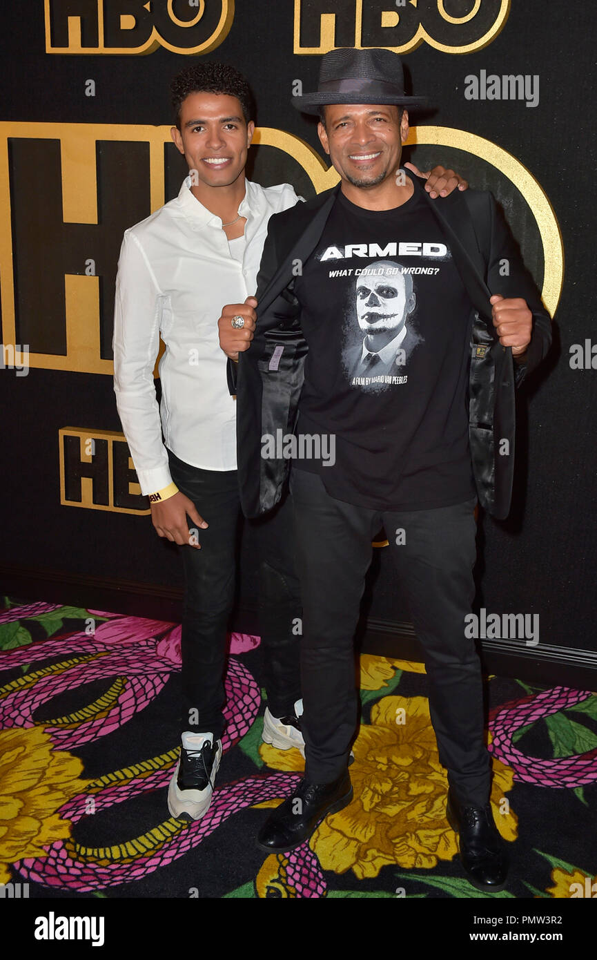 Los Angeles, Ca, USA. 17th Sep, 2018. Mandela Van Peebles and Mario Van ...