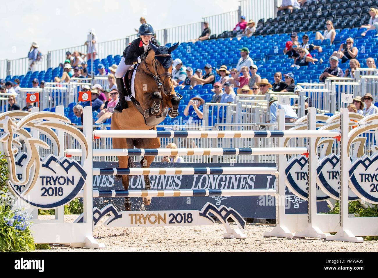 Tryon, California, USA. 19th Sept 2018. Amanda Derbeyshire. Luibanta BH ...