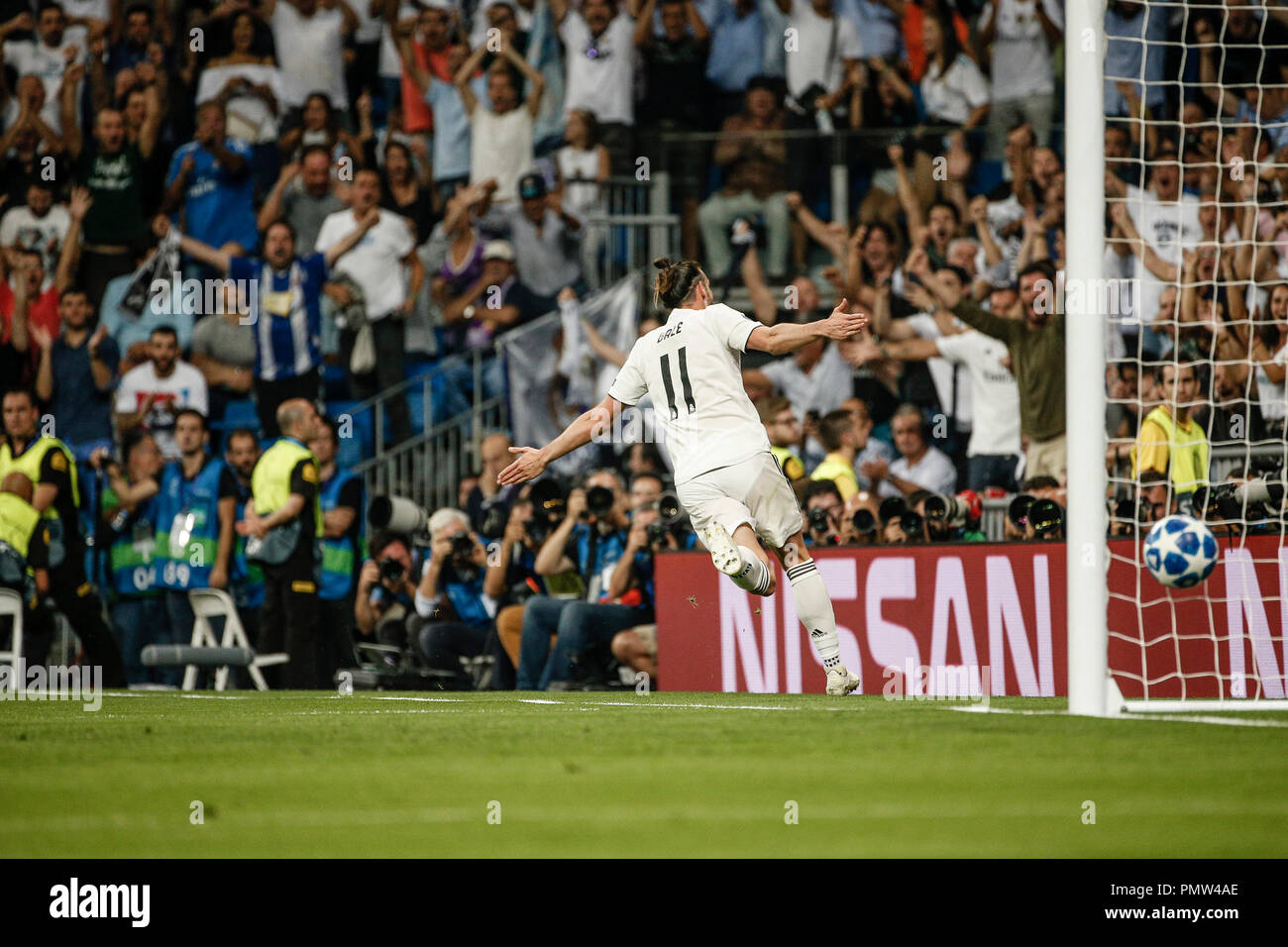 Santiago Bernabeu, Madrid, Spain. 19th Sep, 2018. UEFA Champions League ...
