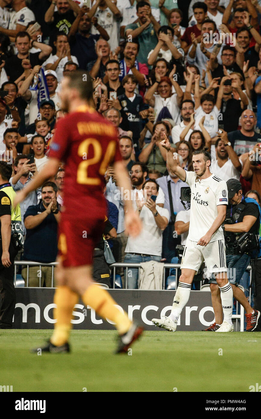 Santiago Bernabeu, Madrid, Spain. 19th Sep, 2018. UEFA Champions League ...