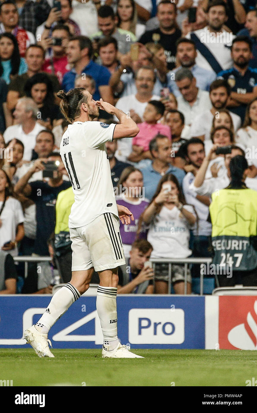 Santiago Bernabeu, Madrid, Spain. 19th Sep, 2018. UEFA Champions League ...