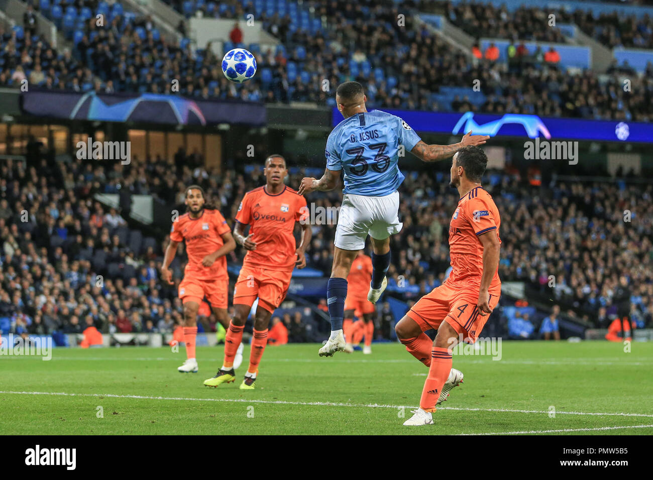 London, UK. 19th September 2018, Etihad Stadium, London, England; UEFA ...