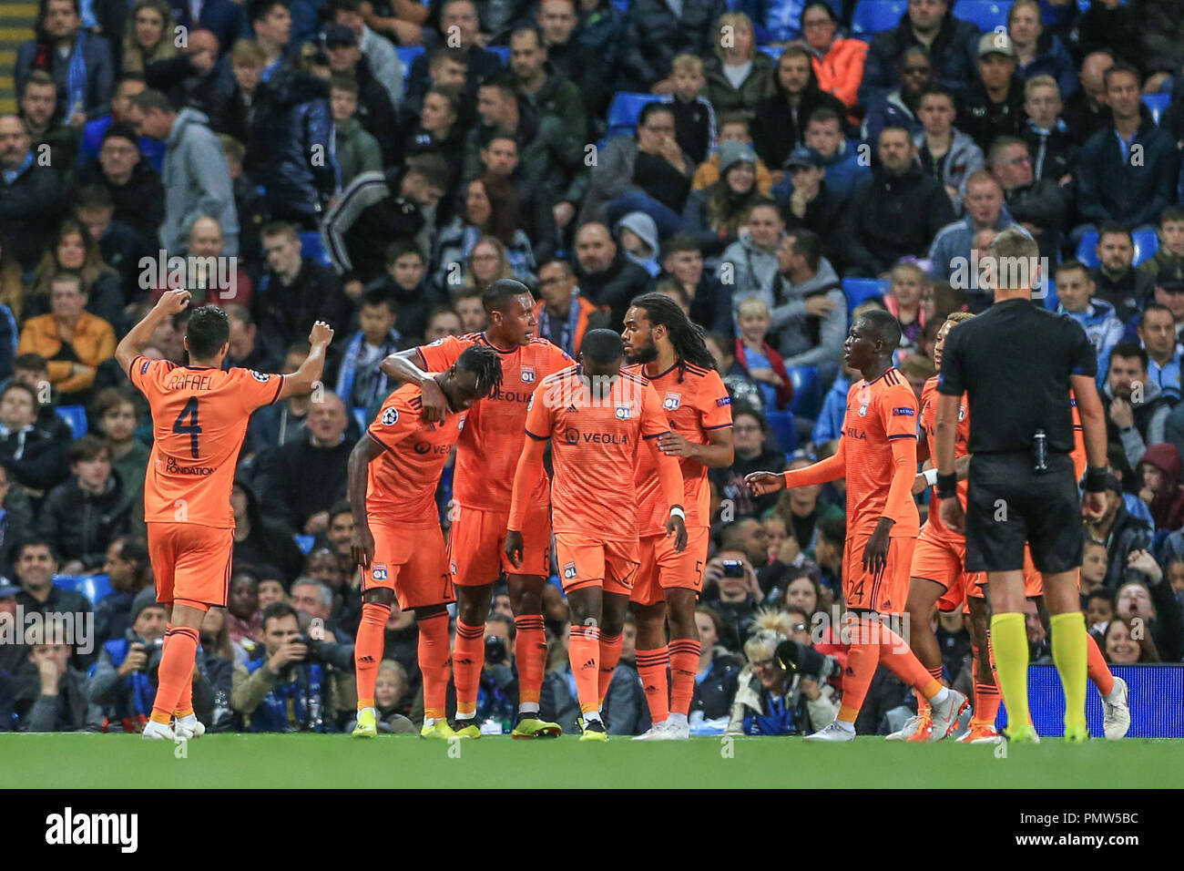London, UK. 19th September 2018, Etihad Stadium, London, England; UEFA ...