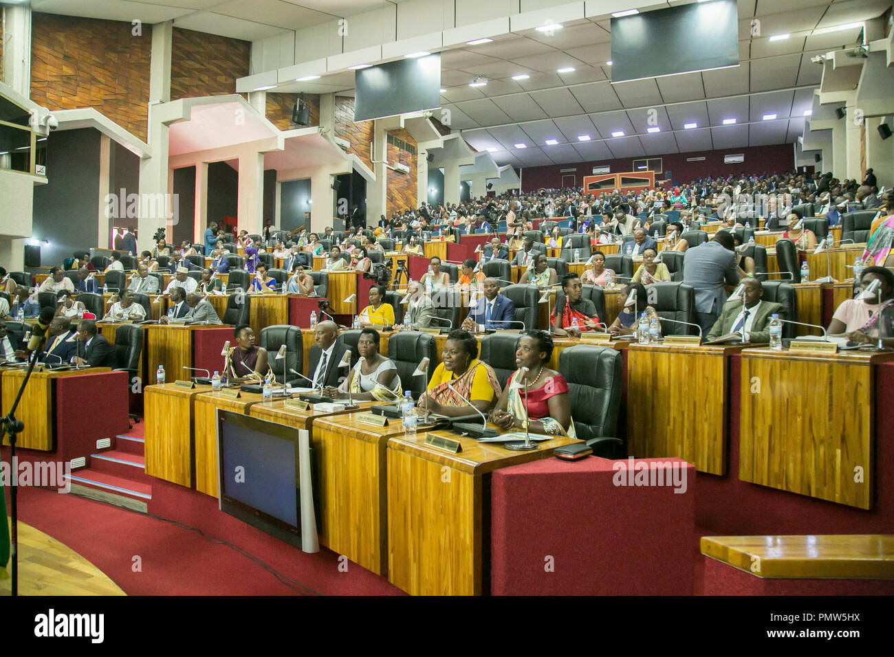 Kigali, Rwanda. 19th Sep, 2018. Rwanda's newly-elected parliament ...