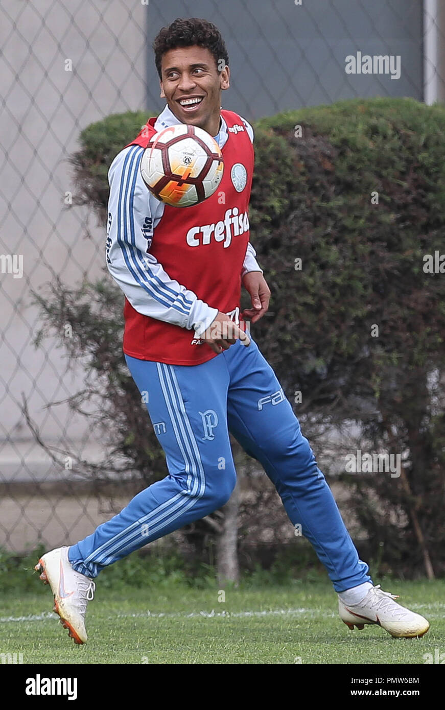 Santiago, Chile. 19th Sep, 2018. The player Marcos Rocha, from SE ...