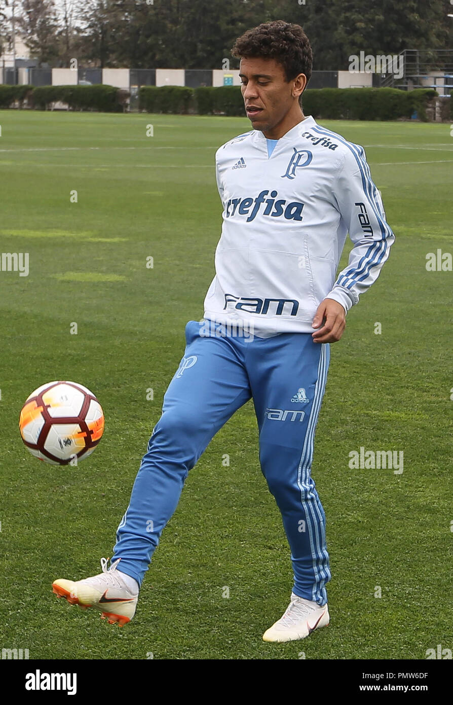 Santiago, Chile. 19th Sep, 2018. The player Marcos Rocha, from SE ...