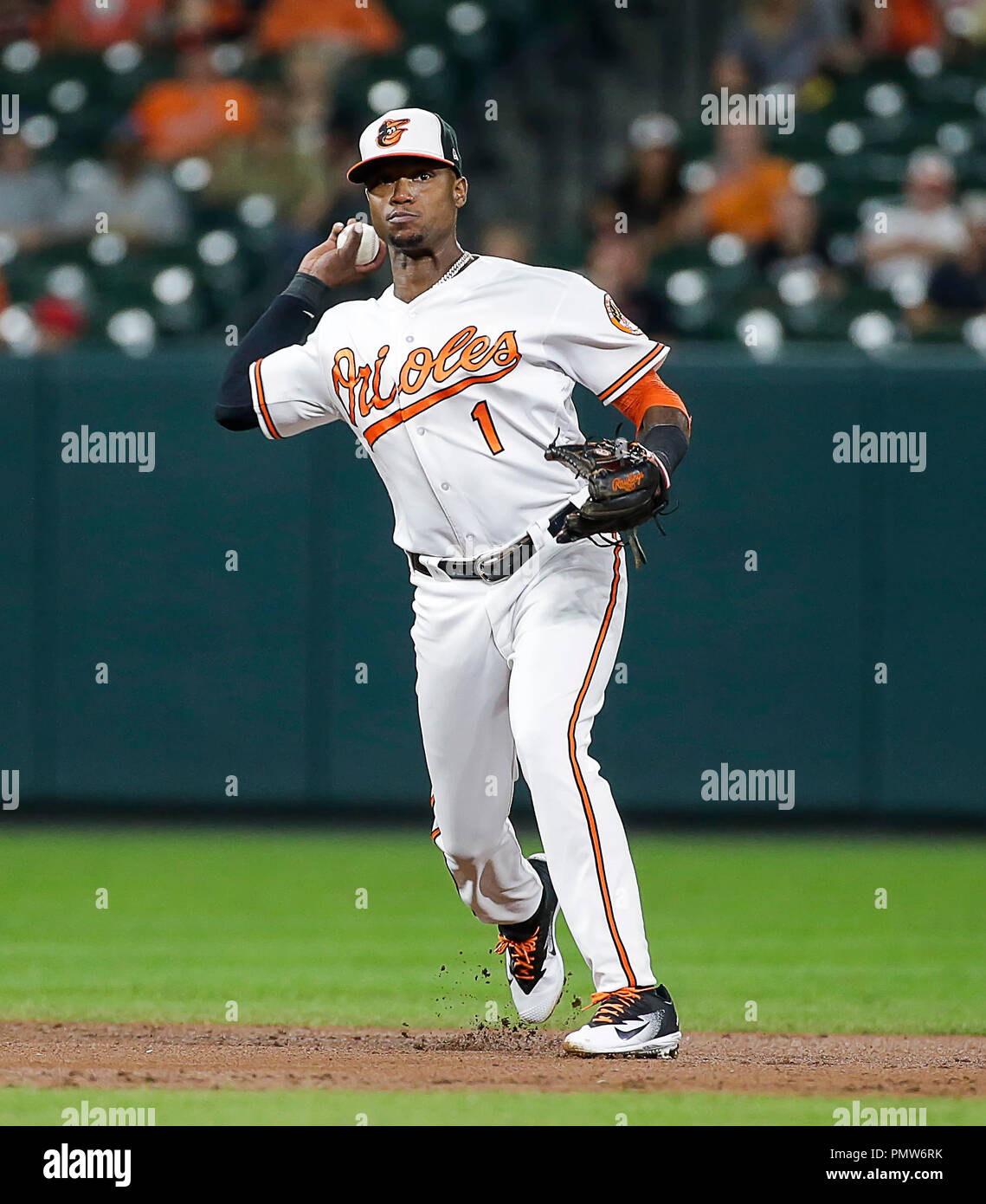 Baltimore, USA. 19th Sep, 2018. Baltimore Orioles Short Stop #1 Tim ...