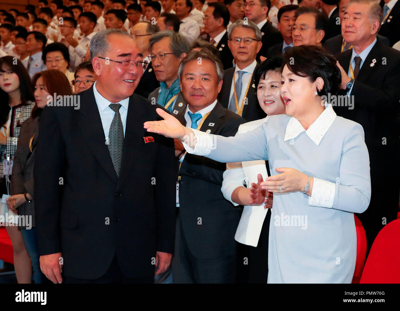Inter-Korean Summit, Sep 19, 2018 : South Korean President Moon Jae-In ...