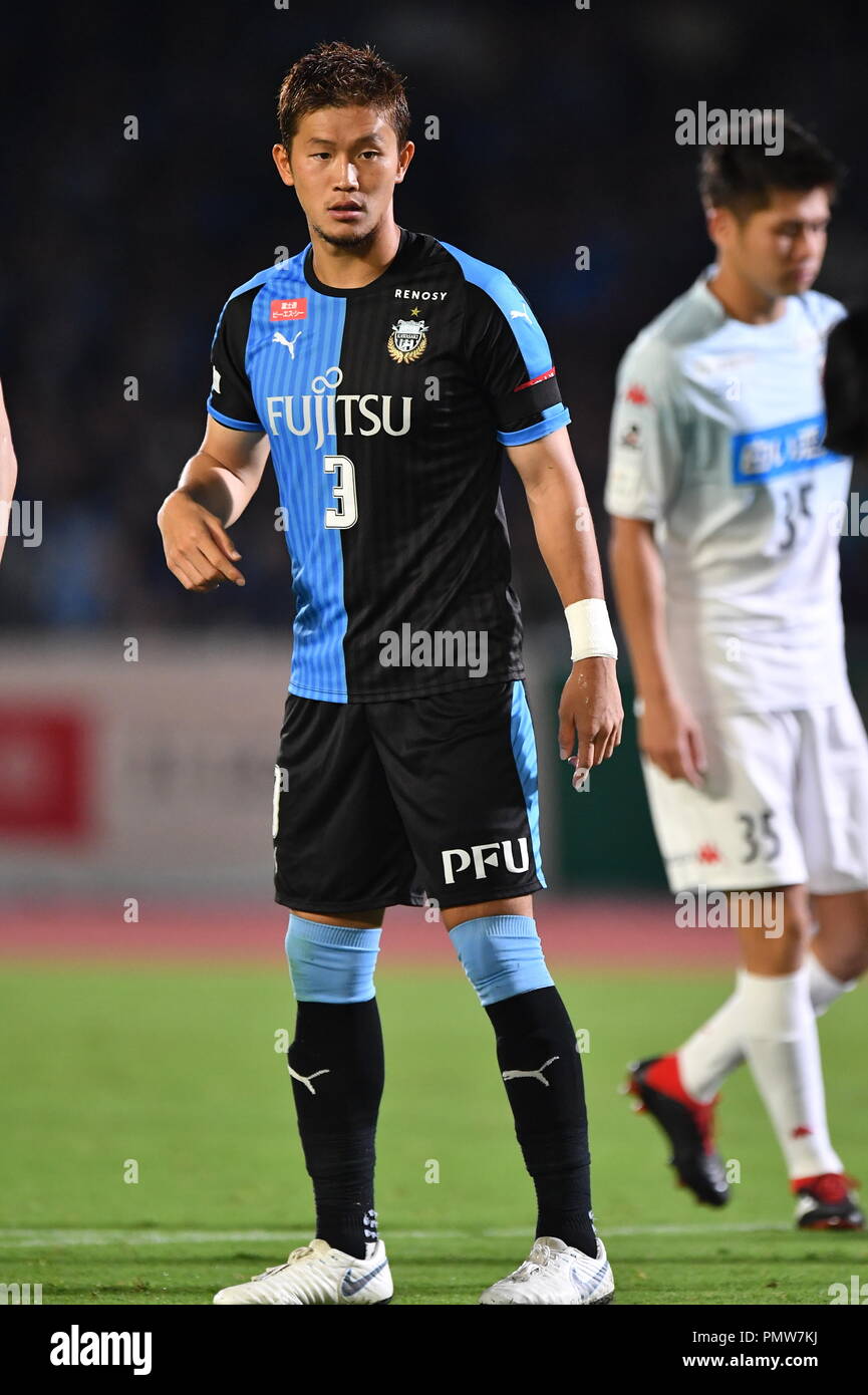 Kanagawa, Japan. 15th Sep, 2018. Tatsuki Nara (Frontale) Football ...