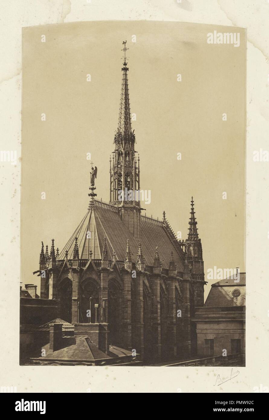 Bisson Frères, La Sainte-Chapelle, Paris, about 1854-1864 Stock Photo ...