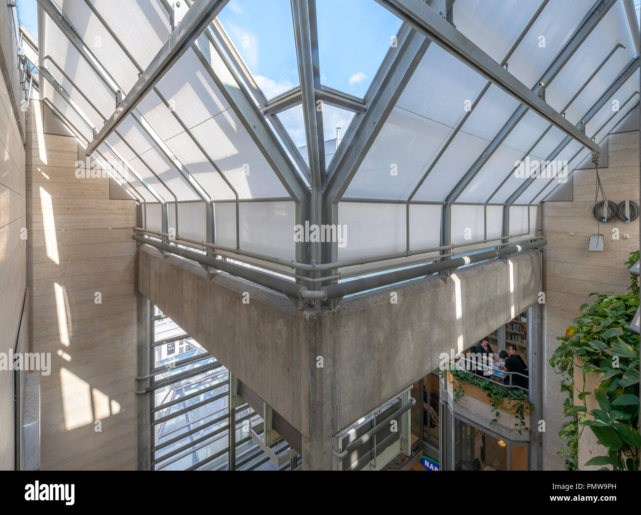 Stavanger's Public Library (Kulturhus). The oldest part is a cinema ...
