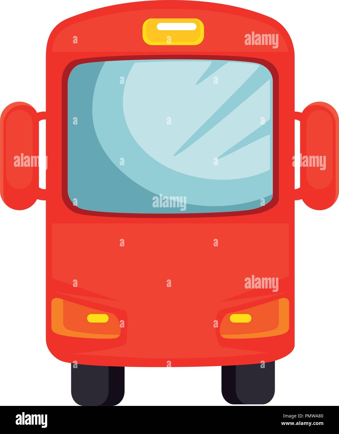 bus vehicle isolated icon Stock Vector Image & Art - Alamy