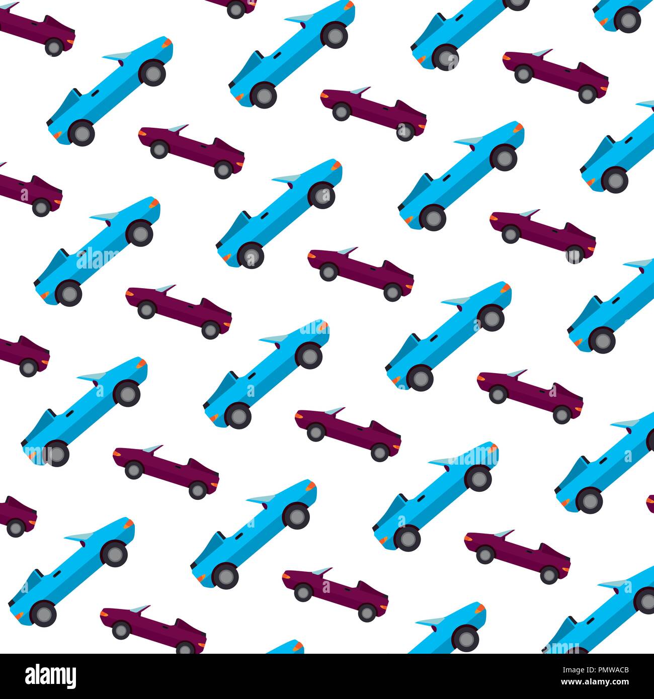 convertibles cars vehicles pattern background Stock Vector Image & Art ...