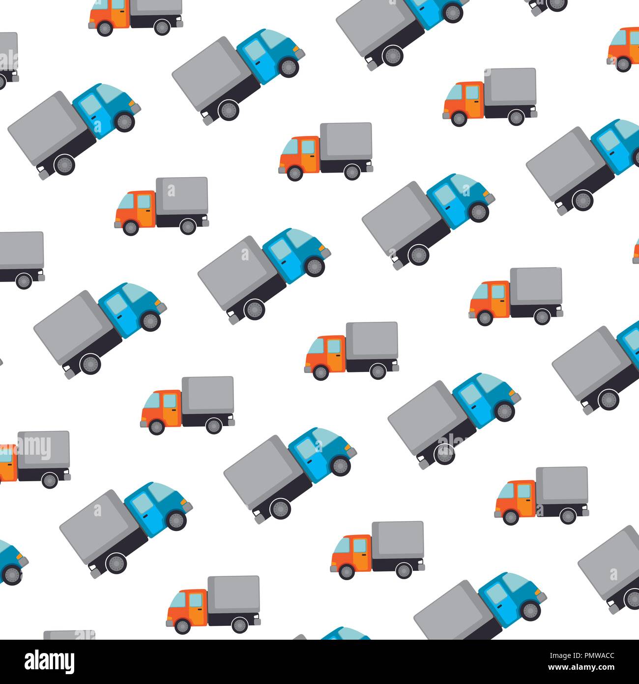 delivery service trucks pattern background Stock Vector Image & Art - Alamy