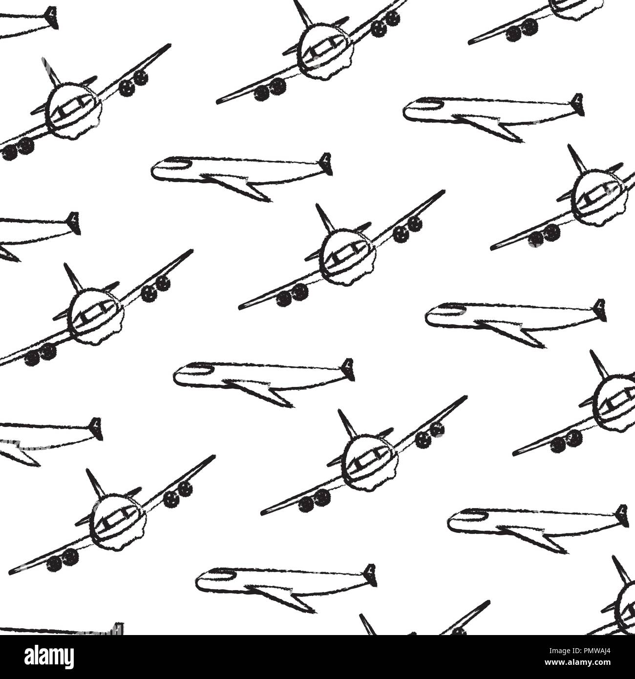 airplanes flying pattern background Stock Vector Image & Art - Alamy