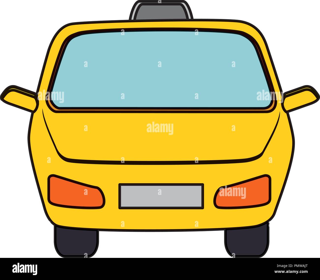 taxi front service icon Stock Vector Image & Art - Alamy