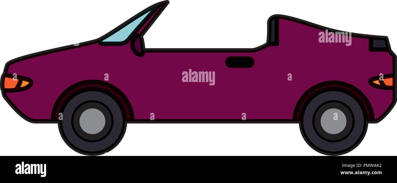 convertible car vehicle isolated icon Stock Vector Image & Art - Alamy
