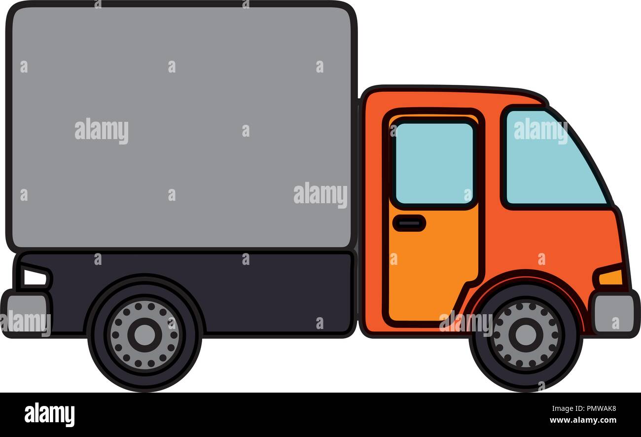 delivery service truck isolated icon Stock Vector Image & Art - Alamy