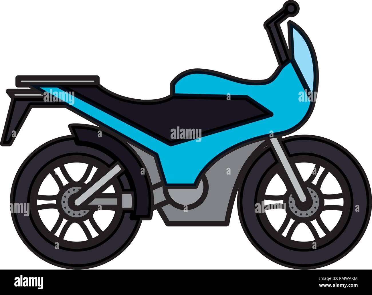 Superbike motorcycle racing racer Stock Vector Images - Alamy