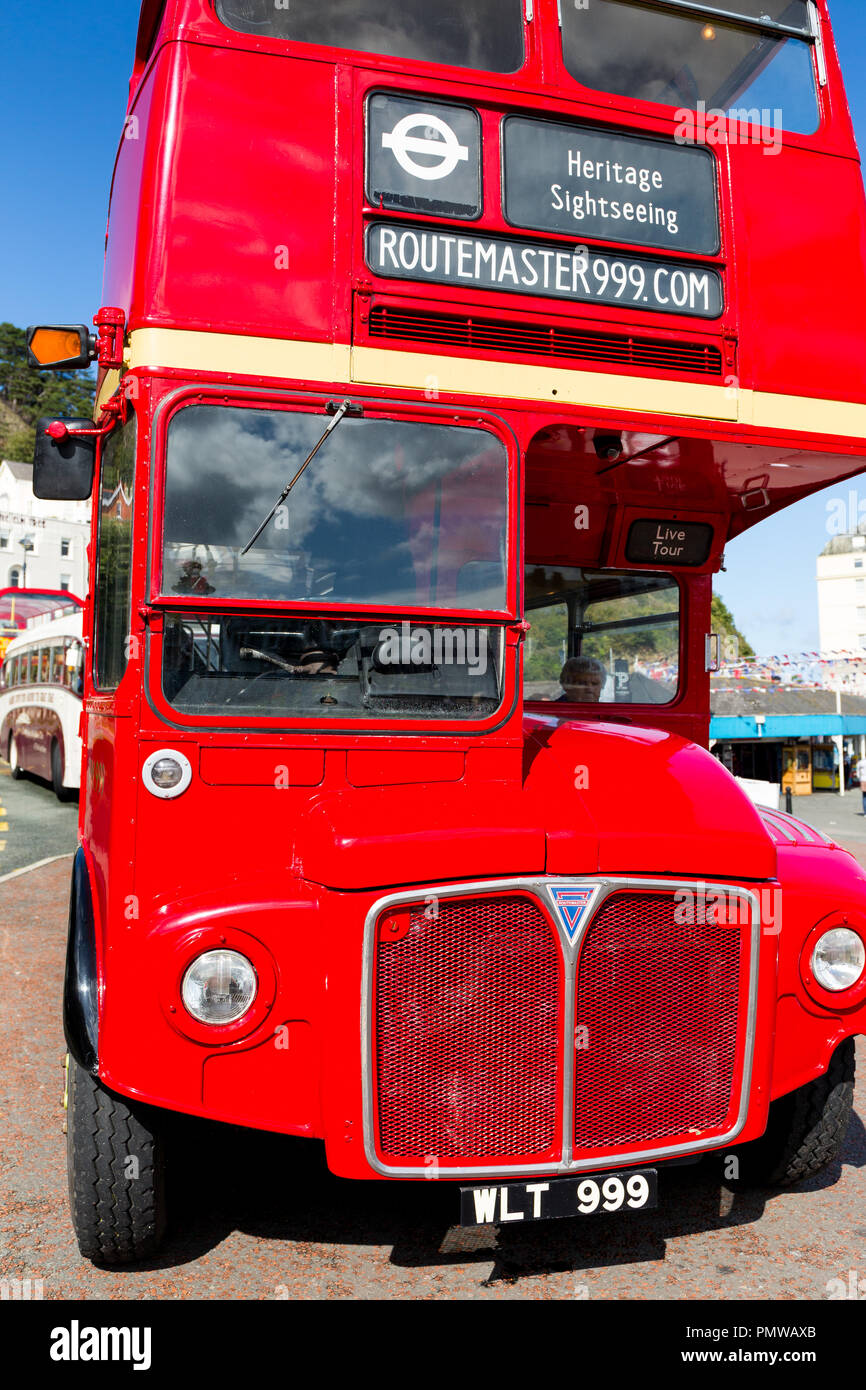 Routemaster london bus used for tours round Llandudno North Wales ...