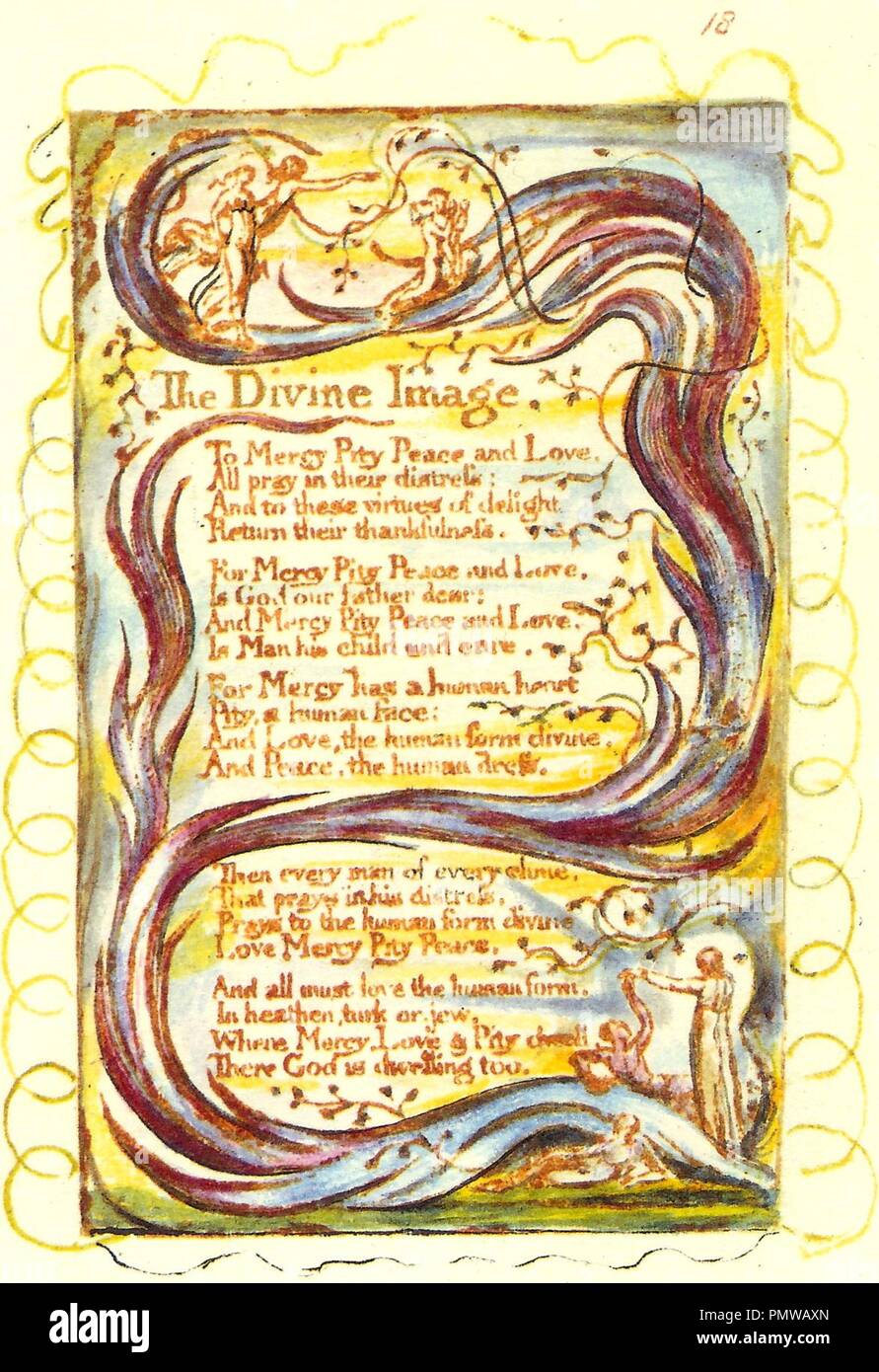 Blake The Divine Image Stock Photo - Alamy