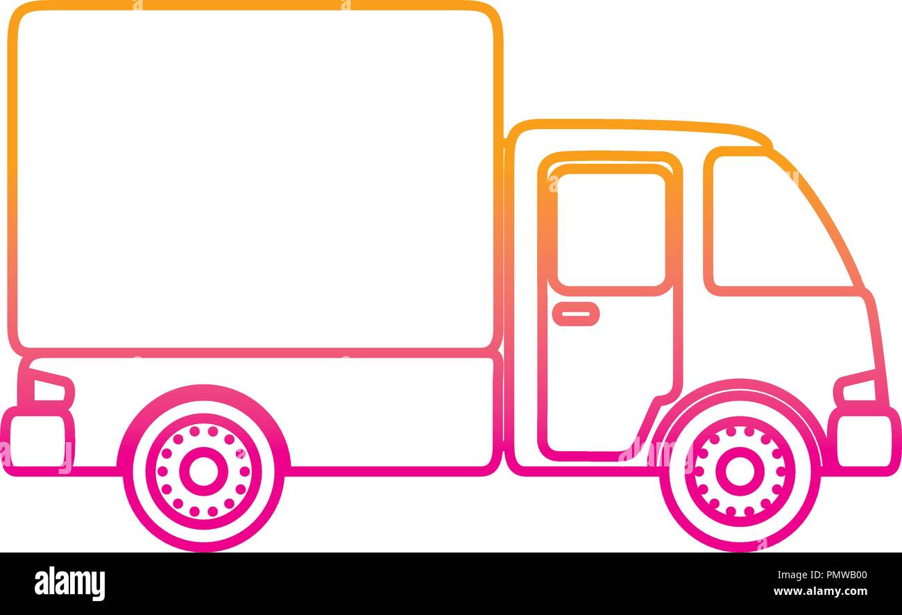 delivery service truck isolated icon Stock Vector Image & Art - Alamy