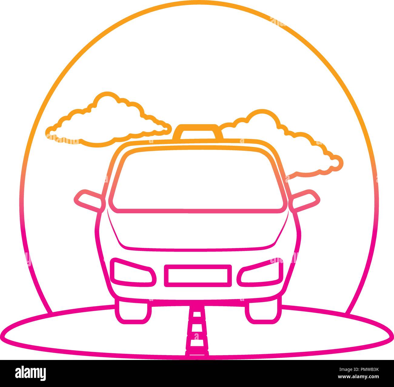 Road side service station Stock Vector Images - Alamy