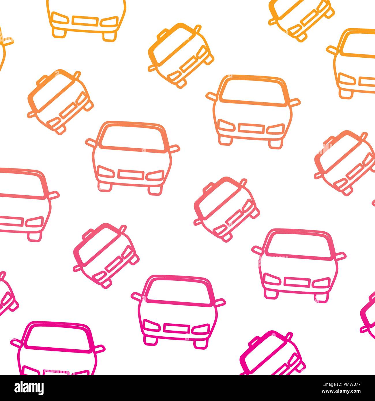 taxi and cars pattern Stock Vector Image & Art - Alamy