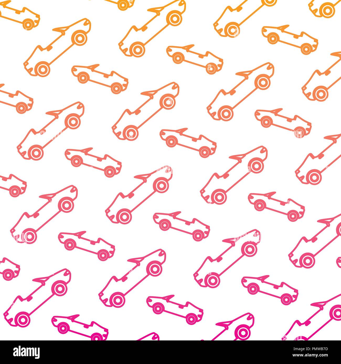 convertibles cars vehicles pattern background Stock Vector Image & Art ...