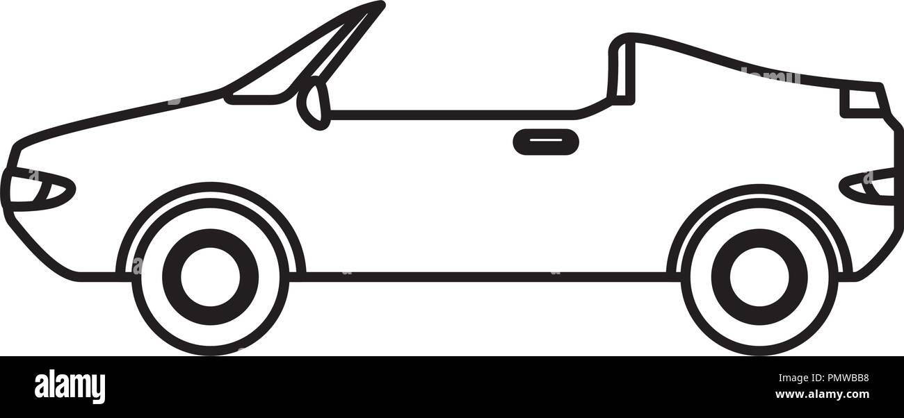 Convertible view Stock Vector Images - Alamy