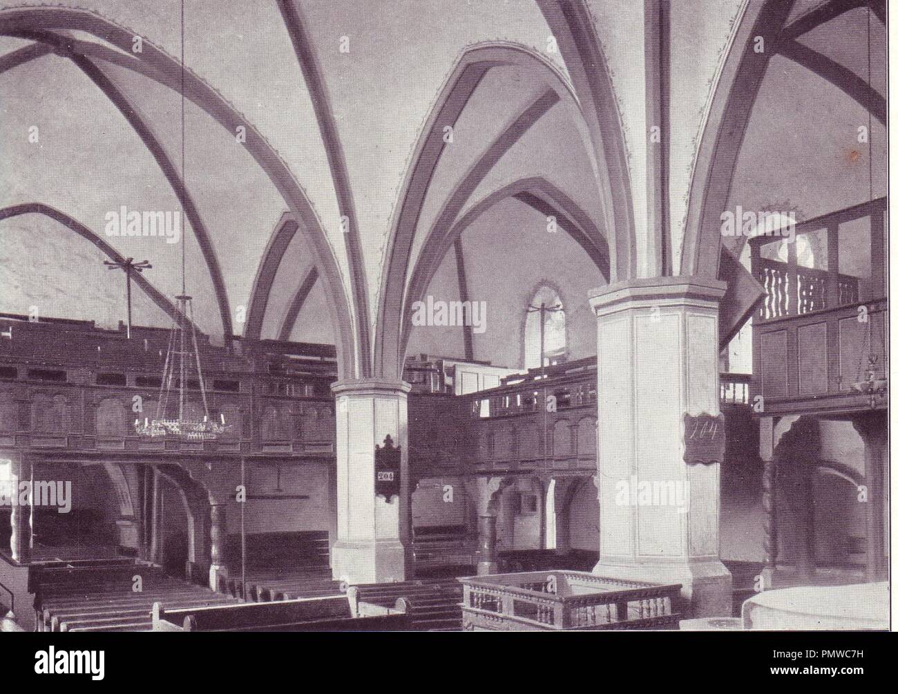 Blasheim St. Marien 1904 nach Nordwesten Stock Photo - Alamy