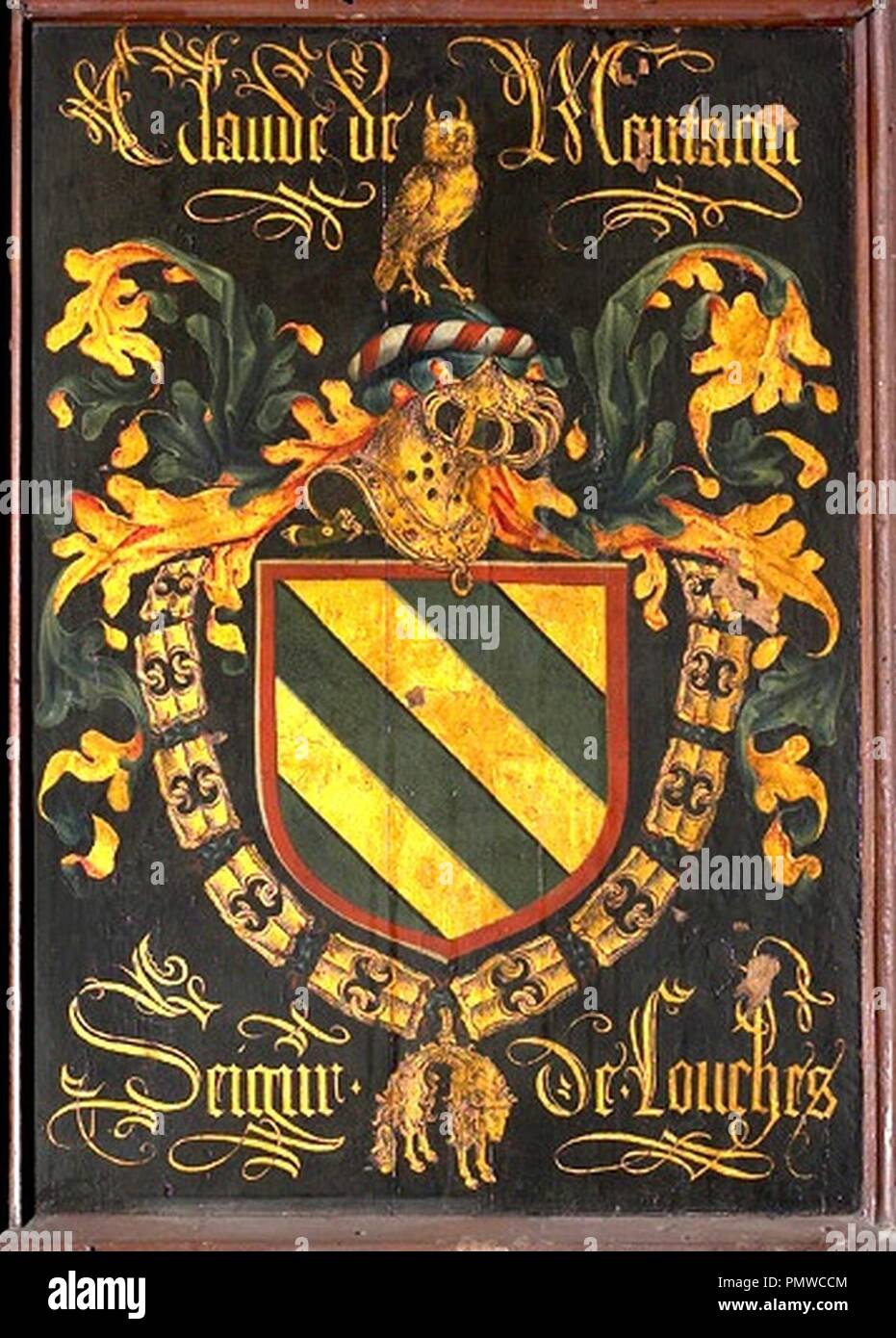 Blason de Claude de Montagu (‥A0 1470 Stock Photo - Alamy
