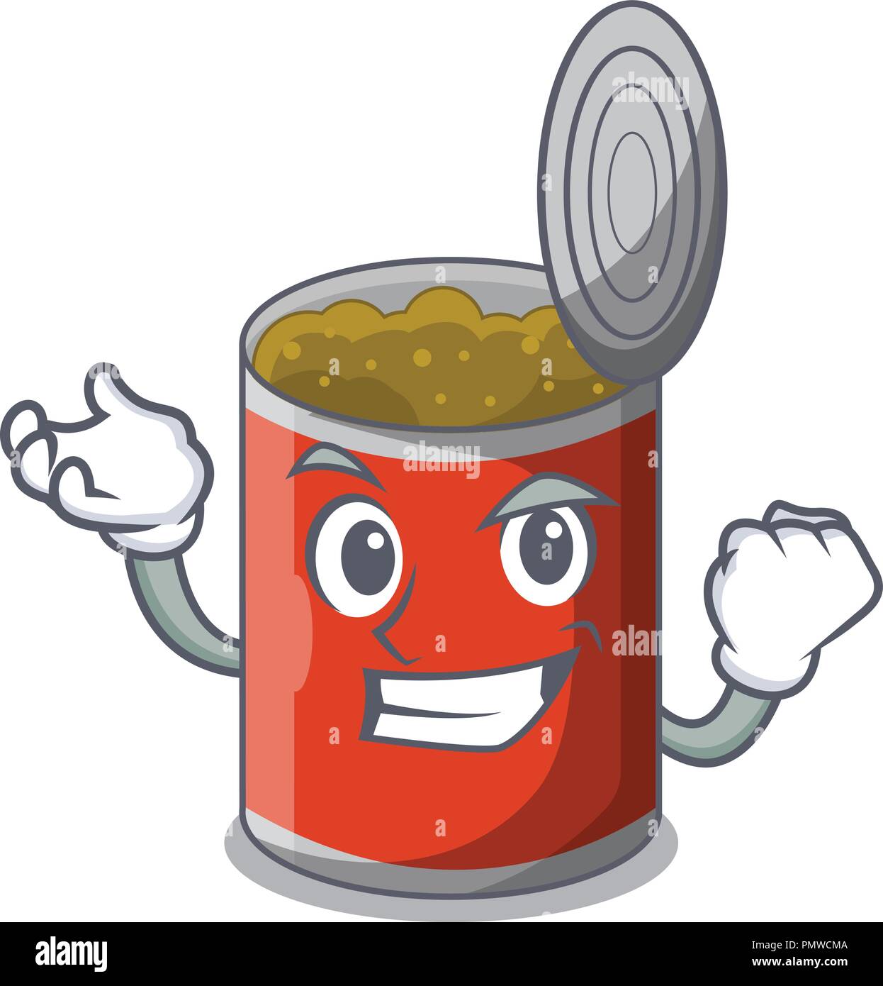 Food Cans Cartoon