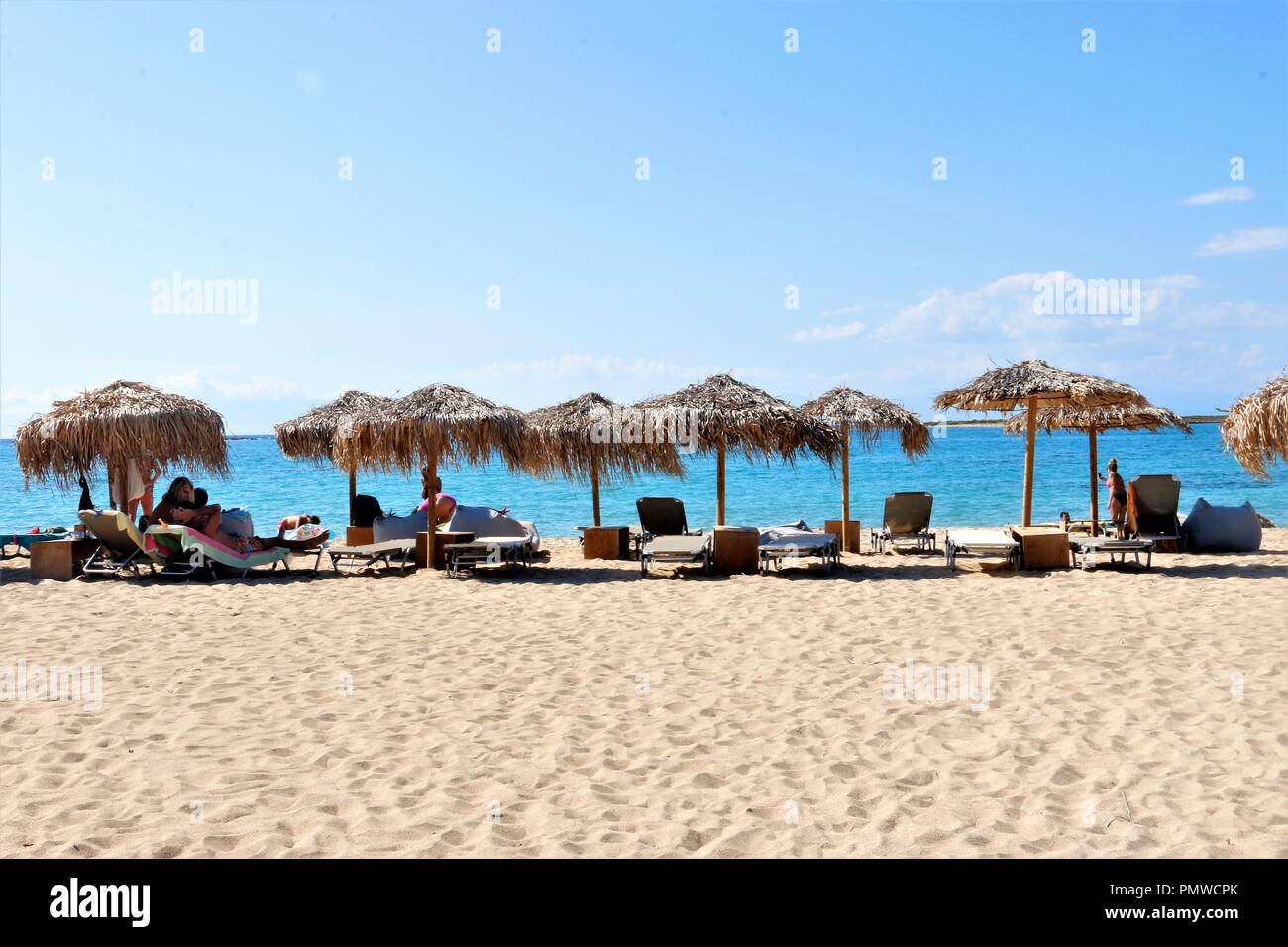 A view of the sea Peloponnese is a peninsula region with villages and ...