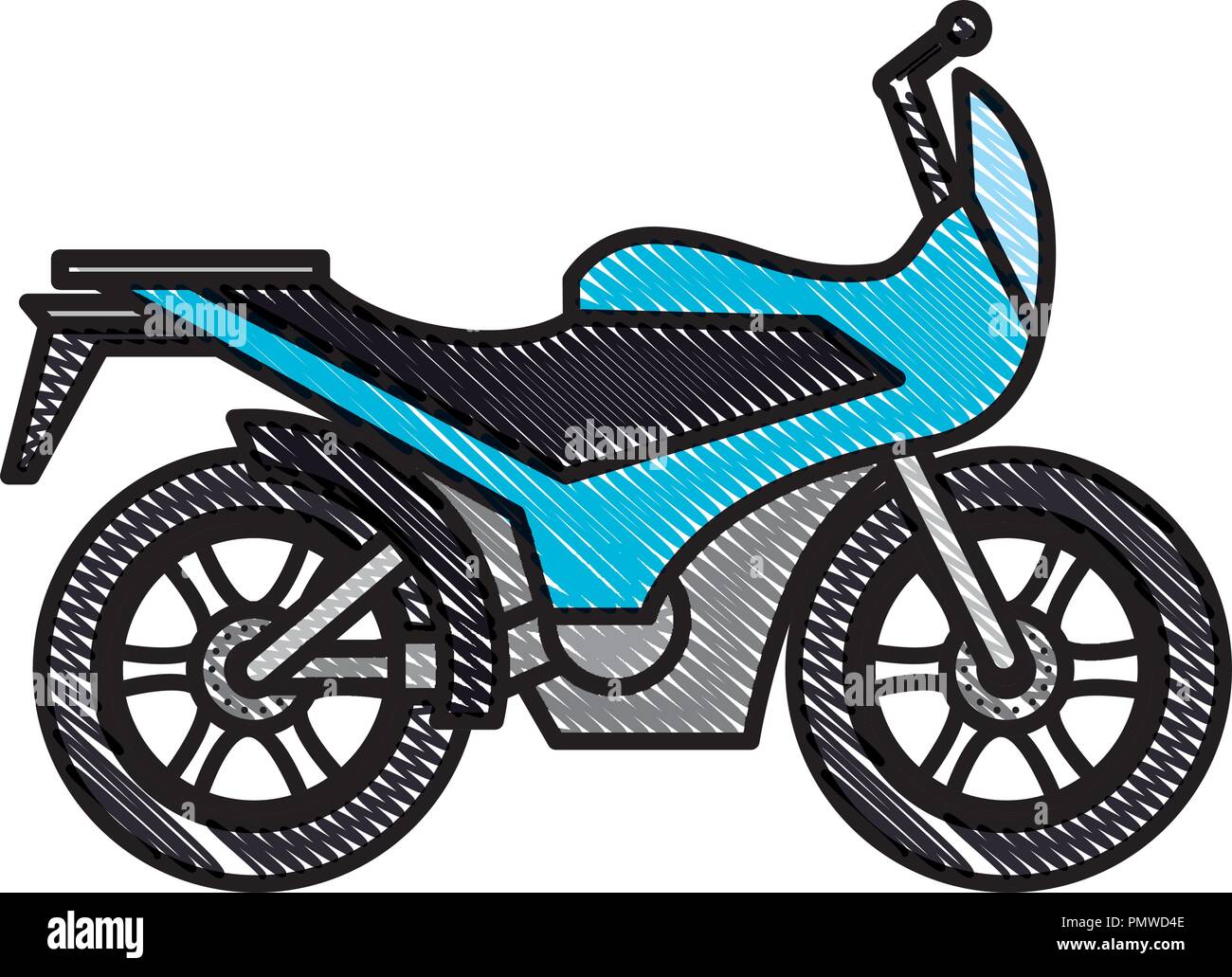 Superbike motorcycle racing racer Stock Vector Images - Alamy