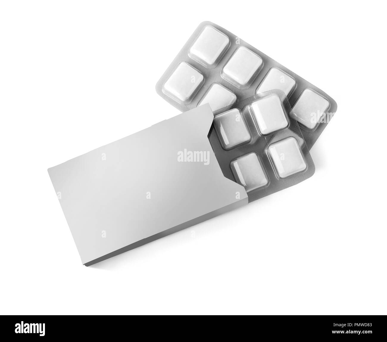 Pack of Chewing Gum isolated on white with clipping path Stock Photo ...