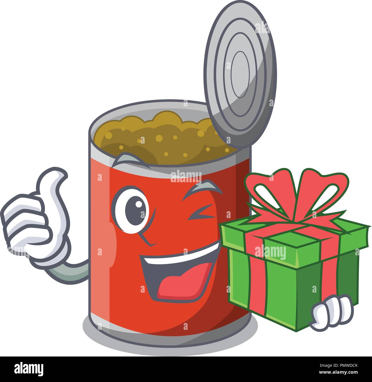 Bean can open Stock Vector Images - Alamy