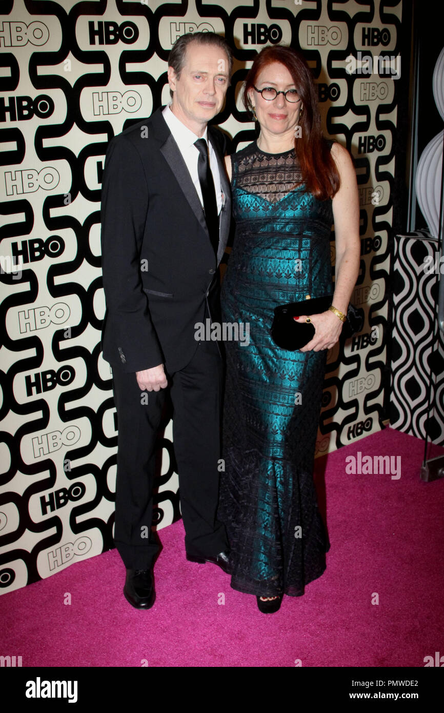 Steve Buscemi and wife Jo Andres at HBO's 2013 Golden Globes After ...