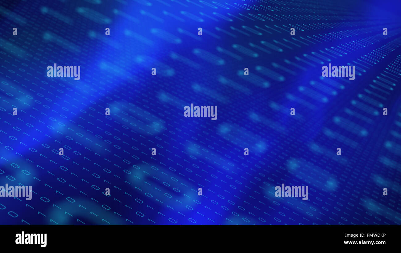 Virus attack protection software binary coding Stock Photo - Alamy