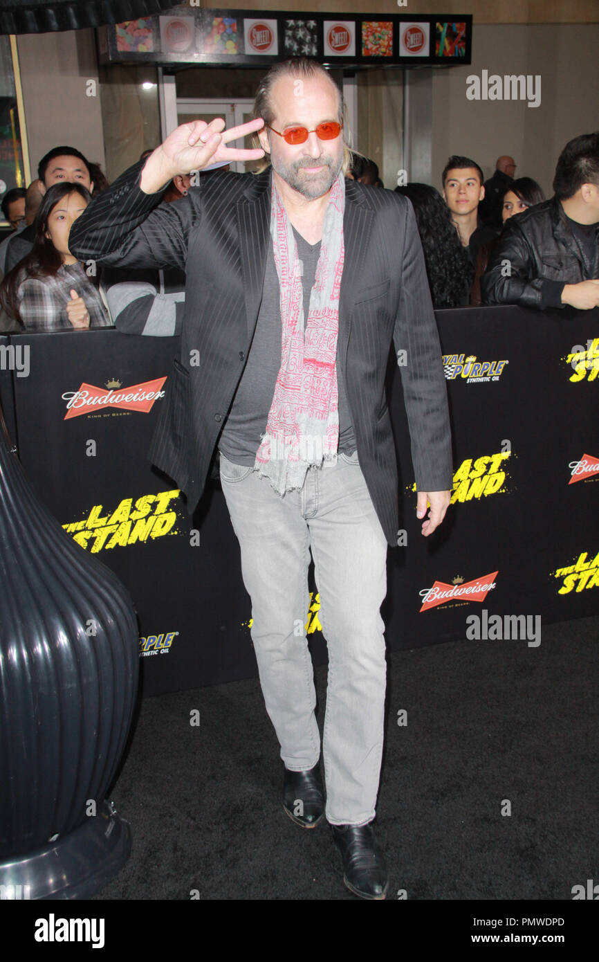 Peter Stormare 01/14/2013 "The Last Stand" Premiere held at TCL Chinese ...